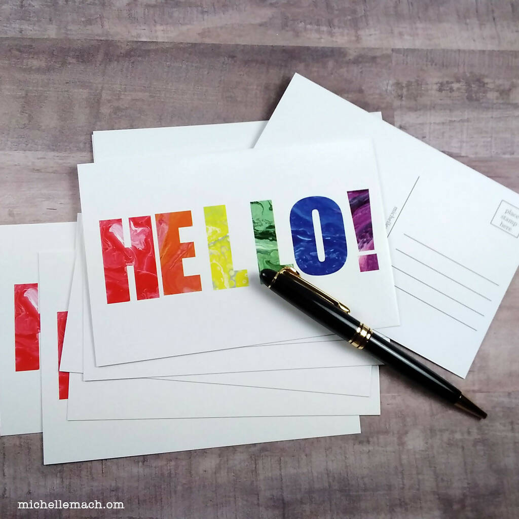 Hello Postcards (Set of 10) – Alma Market